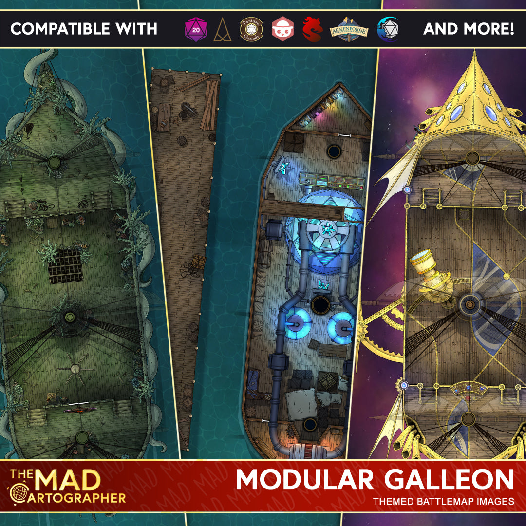 Modular Galleon - Map Image Pack – The MAD Network